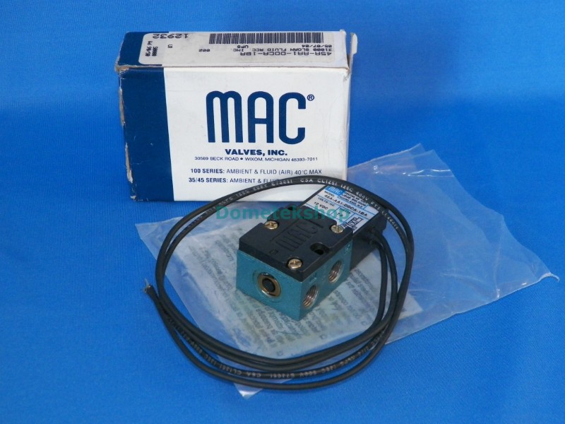 Mac Valve 45A-AA1-DDCA-1BA (New)