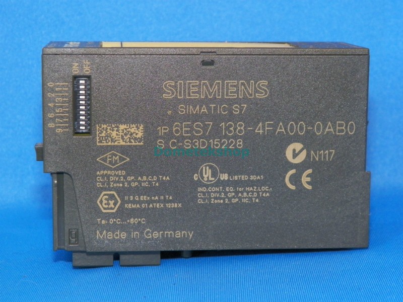Siemens 6ES7 138-4FA00-0AB0 PROFIsafe
