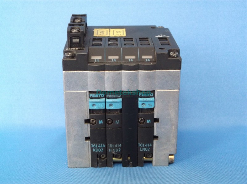 Festo block for 4 x 10mm-valves 161414
