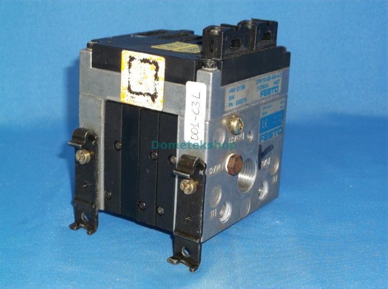 Festo block for 4 x 10mm-valves 161414