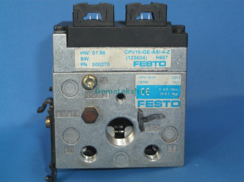 Festo block for 4 x 10mm-valves 161414