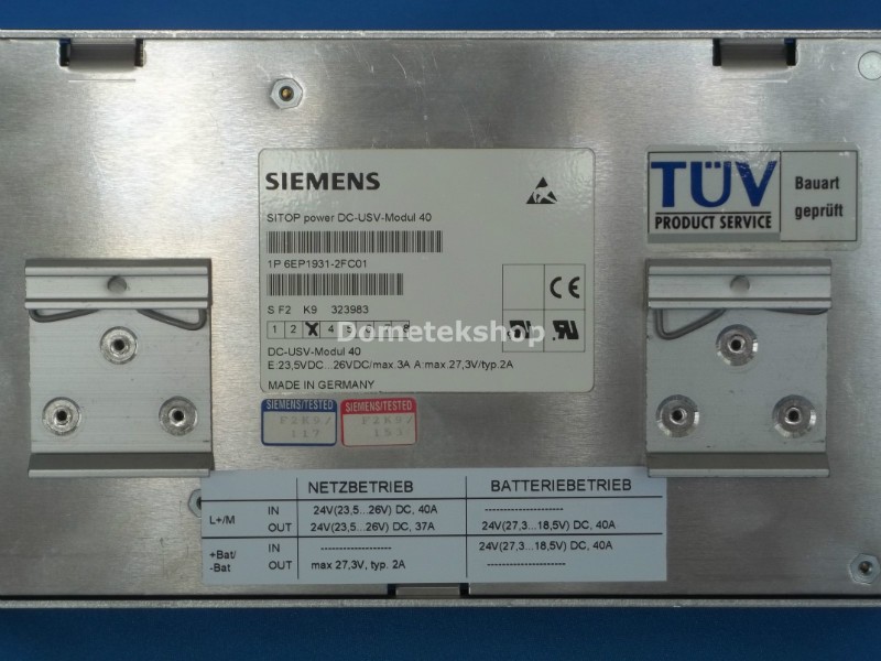 Siemens SITOP POWER DC-USV-Modul 40