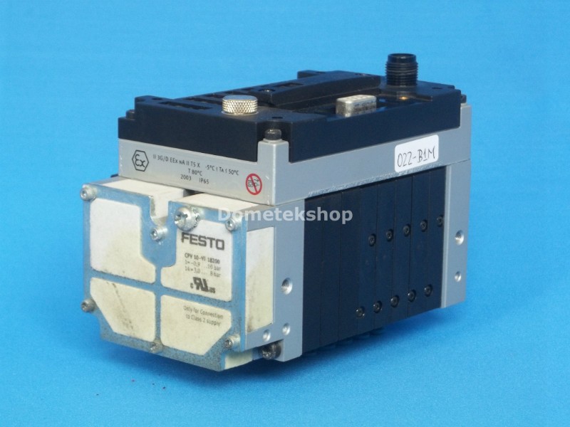 Festo block for 8 x 10mm valves 161415