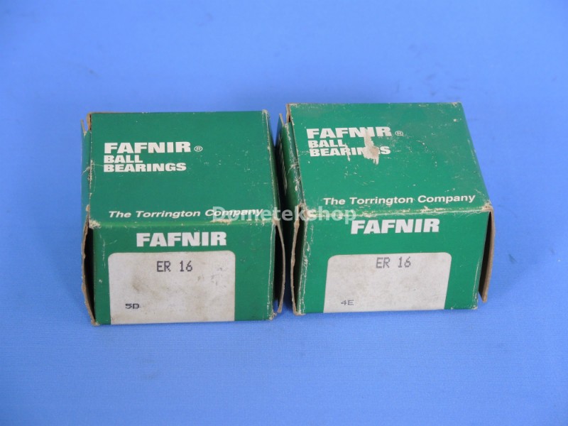 Fafnir ER16 Ball Bearing (New, Lot of 2)
