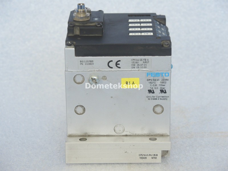 Festo block for 4 x 14mm-valves 161360