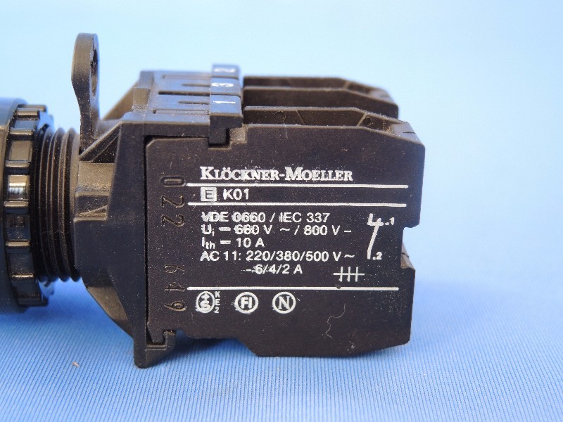 Klockner Moeller EK01 key EMO button 35 mm