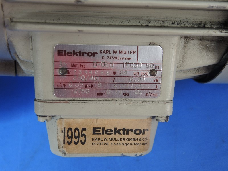 Elektror D-060 radial blower