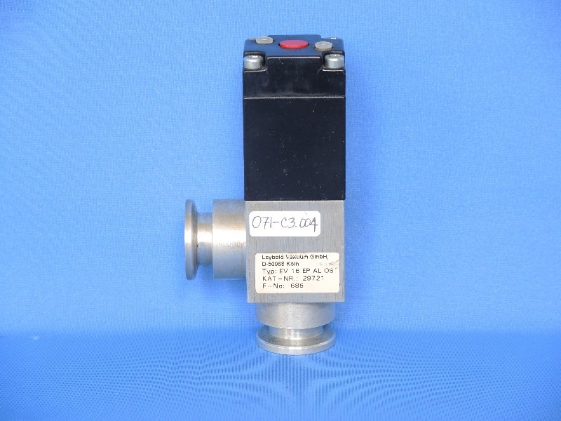 Leybold EV 16 EP AL OS Vacuum Valve 29721