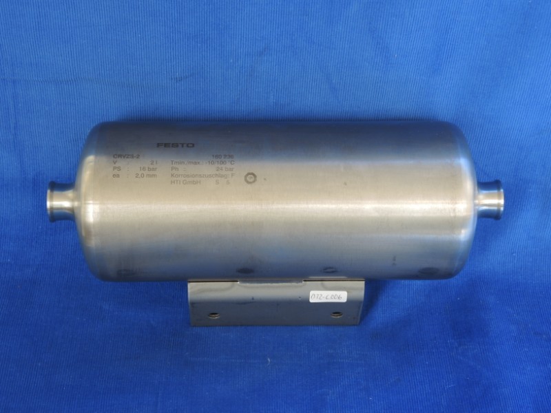 Festo CRVZS-2 160236 Air Reservoir, 2 Ltr