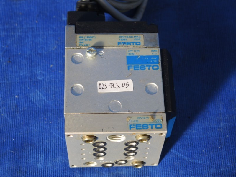 Festo block for 4 valves x 161414, 161368
