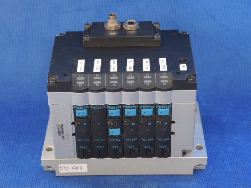 Festo valve block for 6 x 14mm-valves