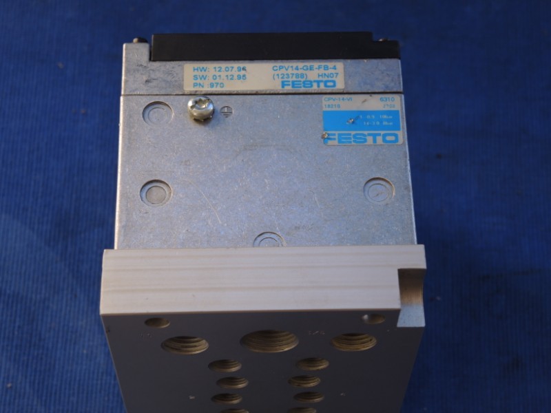 Festo block for 4 x 14mm-valves 161362, 16