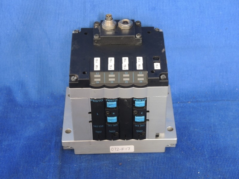 Festo valve block for 4 x 14mm-valves