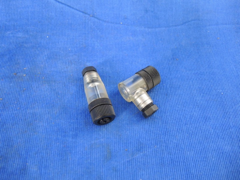 M12 sensor connector, 4 pin, female