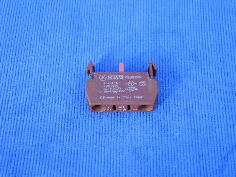 GE CEMA P9B01VN contact block