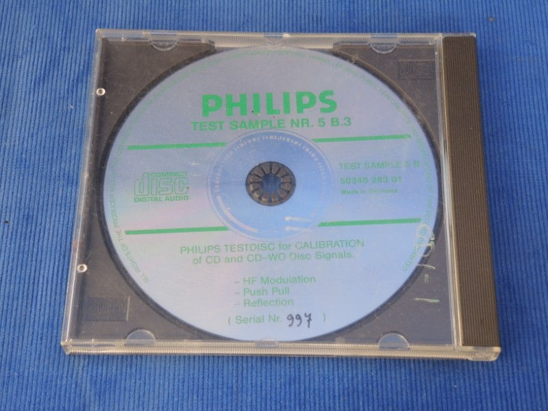 Philips 5 B3 Calibration CD