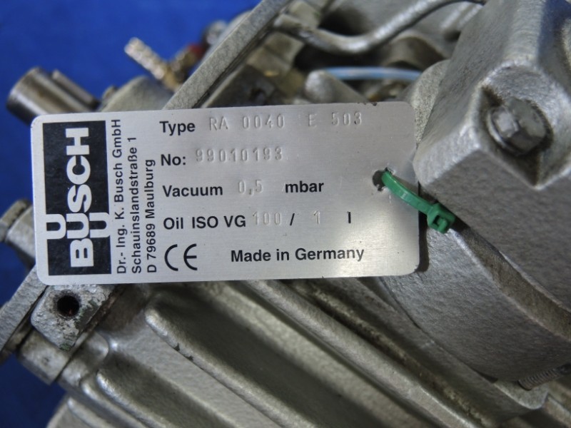 Busch RA 0040-E503 Rotary Vane Vacuum Pump