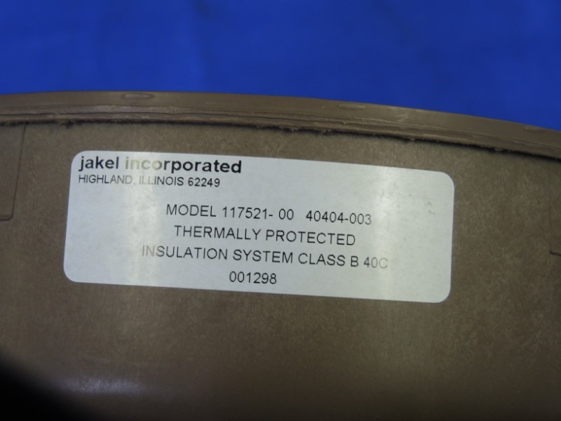 Jakel 117521-00 draft blower w. motor