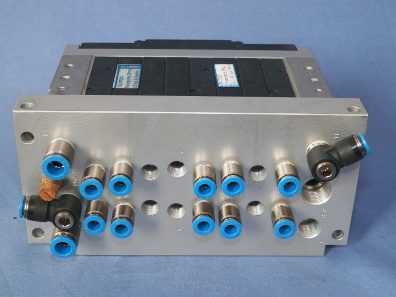 Festo block 8 x 14mm-valves 161360, 161362