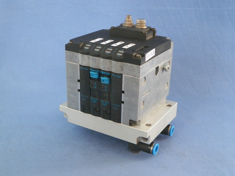Festo valve block for 4 x 14mm-valves
