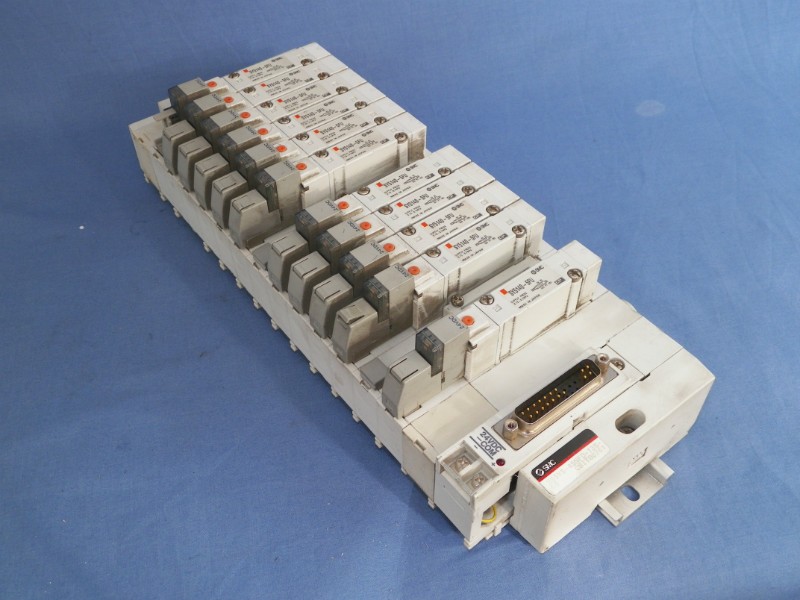 SMC pneumatic block for 13 x 15mm-valves